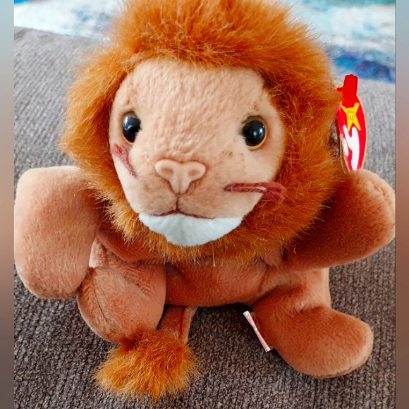 Ty | Toys | Ty Beanie Babies Roary The Lion 996 Super Cute And Mint ...